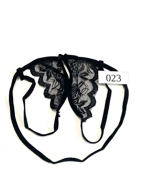 023 Black Lace T String Sexy Panty For Lady Lady Ladies Woman Women Lingerie Sexy Lingerie