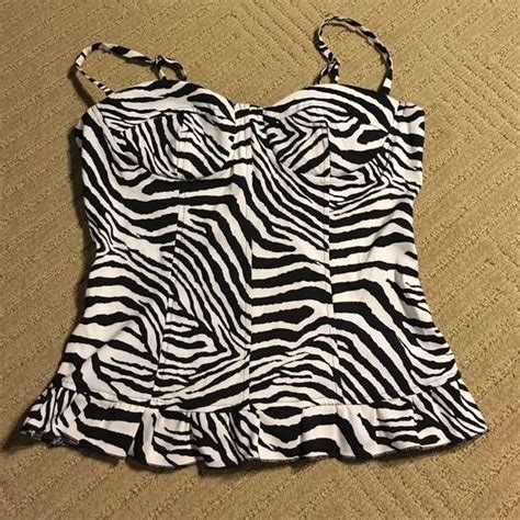Zebra Print Tank Top In 2024 Zebra Print Clothes 2004 Fashion