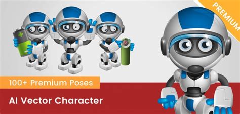 Robot Vector Characters Vectorcharacters