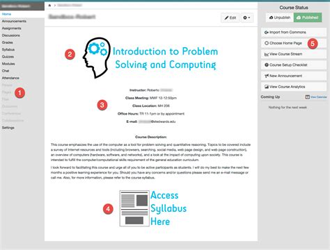 Creating A Home Page In Canvas Instructional Technology