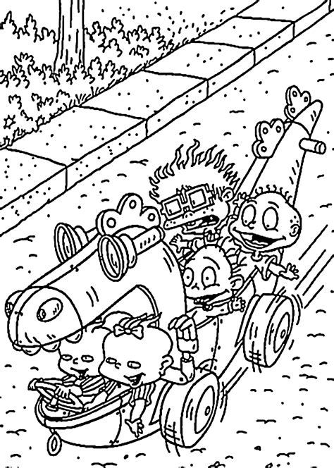 The Rugrats Movie Coloring Pages Coloring Pages