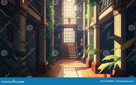 Exploring The Biology Lab A Student Examines Specimens Stock Illustration Illustration Of