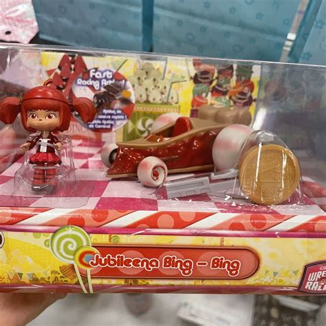 Disney Store Wreck It Ralph Jubileena Bing Bing Sugar Rush Racer Car New Rare For Sale