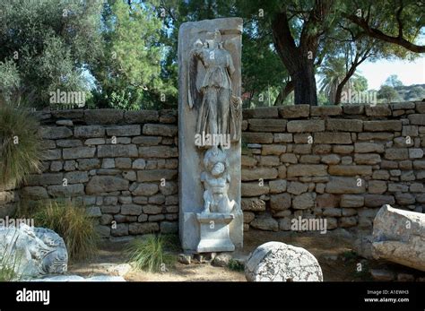 Statue Of Nike Roman Victory Goddess Ashkelon National Park Israel