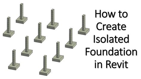 How To Create Isolated Foundation In Revit