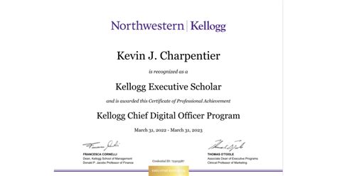 The Kellogg Executive Educations Chief Digital Officer Program Was A Very Rewarding Program For