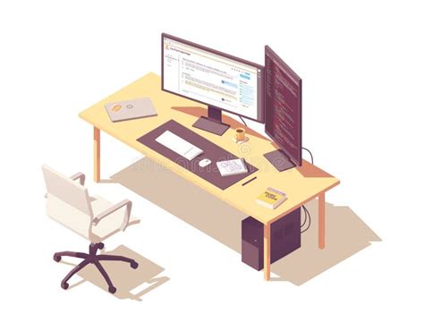 Developer Isometric Stock Illustrations 5195 Developer Isometric