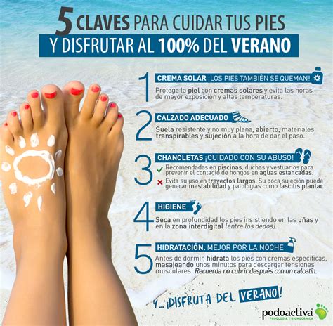 Consejos Para Cuidar Los Pies En Verano Podoactiva Líderes En Podología