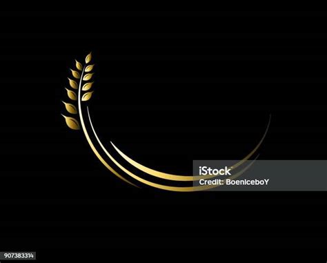 農業小麥範本向量圖示設計向量圖形及更多小麥圖片 小麥 商標 穀物 Istock