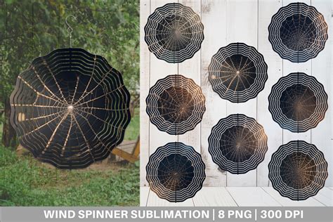 Wind Spinner Spider Web Graphic By Artnoy · Creative Fabrica