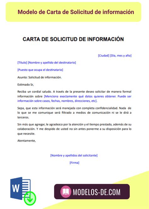Ejemplo De Modelo De Carta Modelo De Carta De Recomendacion Personal