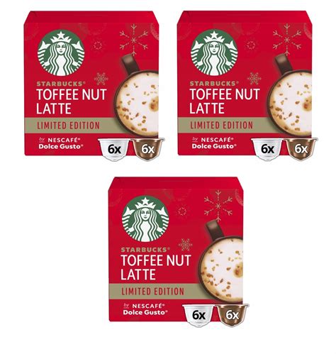 Kapsułki STARBUCKS DOLCE GUSTO TOFFEE NUT LATTE 36 13174133940