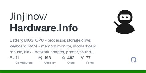 Hardwareinfohardwareinfotestedidcs At Master · Jinjinovhardware