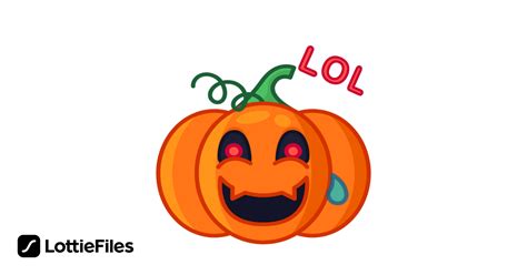 Free Pumpkin Sticker Animation By Buryastorm LottieFiles