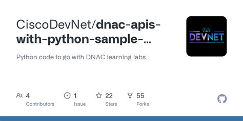 Dnac Apis With Python Sample Codes Basic Labs Dnac Config Py At Master