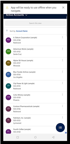 모바일 오프라인 우선 활성화 및 사용프리뷰 Power Apps Microsoft Learn