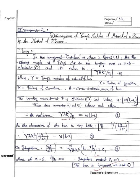Youngs Modulus By Flexure Method Pdf