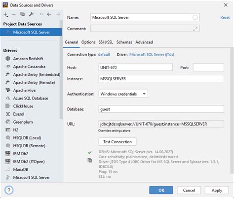 连接DataGrip到MS SQL Server DataGrip博客 BOB体育官方APP下载