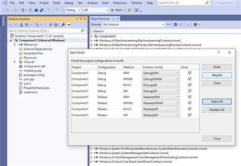C Try To Create A C Winrt Componet And Add A Reference To A UWP App But Failed Stack