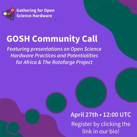 Openhardware Openscience Gathering For Open Science Hardware