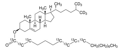 Cholesteryl 26 26 26 27 27 27 D6 Oleate 1 2 3 7 8 9 10 13c7 98 Atom D 99 Atom 13c 97 Cp
