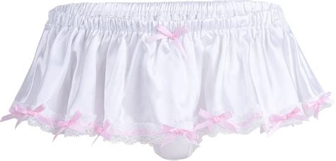 Amazon アルビビ Alvivi 男性 下着パンツ メンズ セクシー Tバック スカート付き キュロット 下着 レース花柄 ショートパンツ ミニスカート 立体構造 肌着 通気 軽量