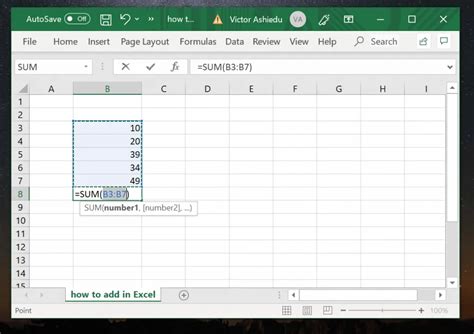 How To Sum In Excel With Examples Itechguides