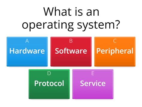 Operating System Basics Quiz