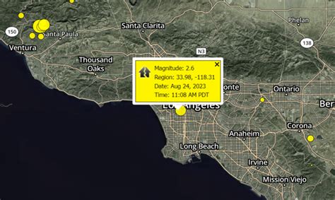Minor Earthquake Hits Los Angeles