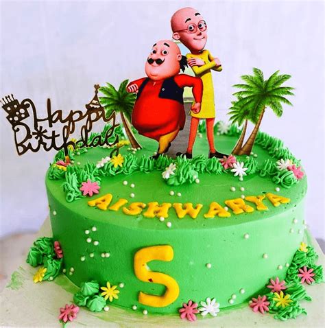 Motu Patlu Birthday Cake Ideas Images Pictures