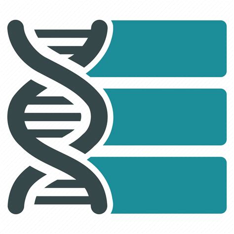 Database Genome Dna Base Genetics Storage Big Data Biology Icon