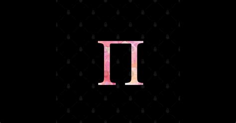Pink Pi Watercolor Letter Watercolor Sticker Teepublic