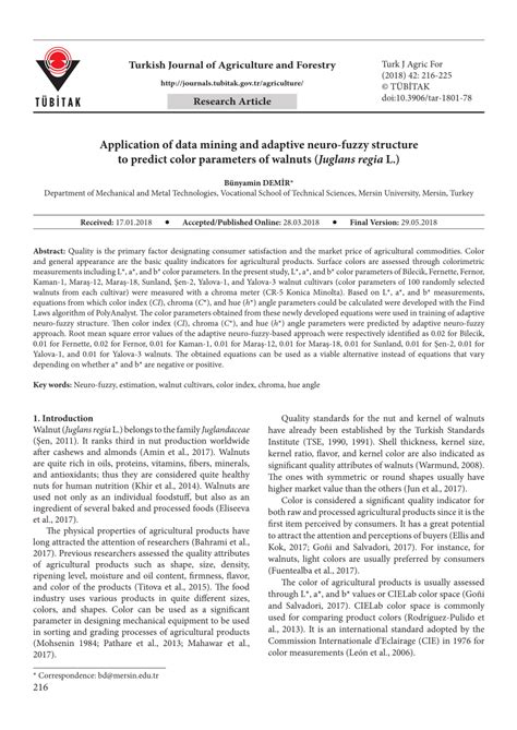 pdf application of data mining and adaptive neuro fuzzy structure to