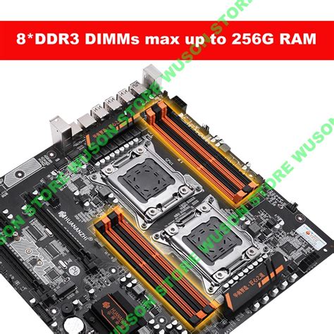Huananzhi X79 8d Motherboard With M2 500g Nvme Ssd Dual Cpu Xeon E5