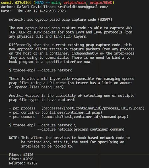 Rafael David Tinoco On Linkedin Tcpdump Networking Ebpf Security Linux Kernel