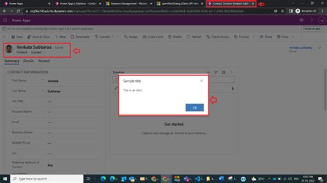 Understand Open Dialog With Webresource In Dynamics Crm