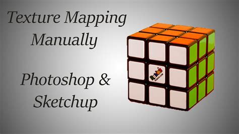Texture Mapping Manually Sketchup Photoshop YouTube