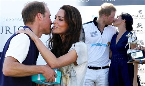 Meghan Markle And Prince Harry Kiss Vs Kate Middleton And Williams