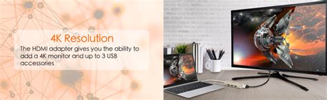 Amazon Com J5create USB 3 1 Type C To 3 USB 3 0 Hub With 4K HDMI Port JCH451 Electronics