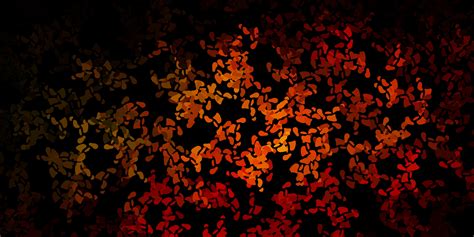 Dark Orange Vector Template With Abstract Forms 1813726 Vector Art At Vecteezy