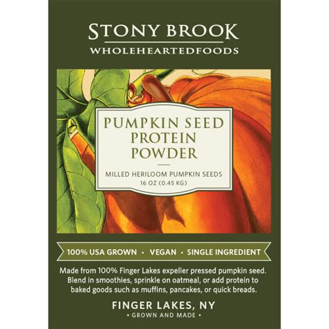 Pumpkin Seed Powder Bulk 5 Lb Stony Brook Wholeheartedfoods