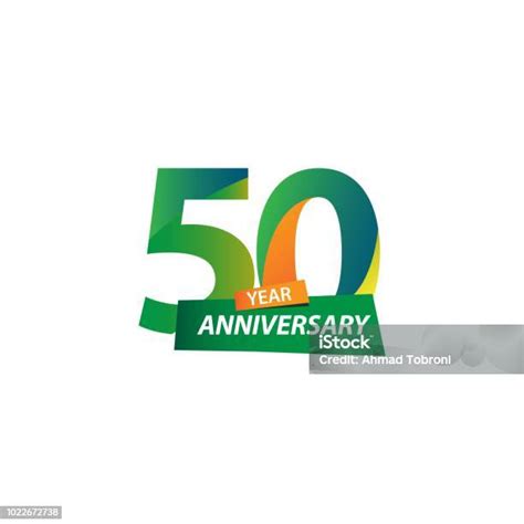 Vetores De Aniversário De 50 Anos Vetor Modelo Design Ilustração E Mais