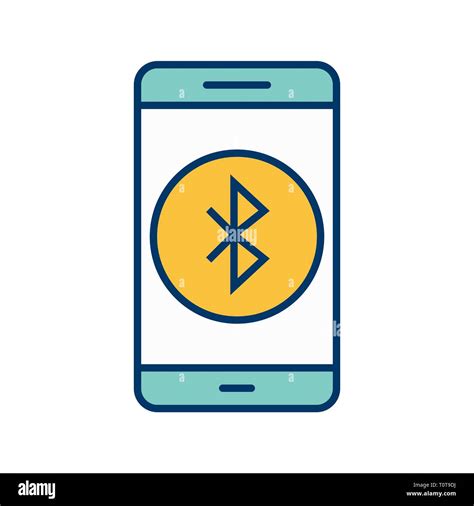 Illustration Bluetooth Mobile Application Icon Stock Photo Alamy