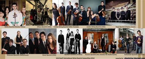 The Silent String Quartet 11th Banff International String Quartet