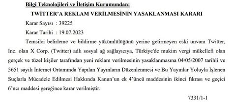 BTK Twittera reklam verilmesini yasakladı Şimdi ne olacak