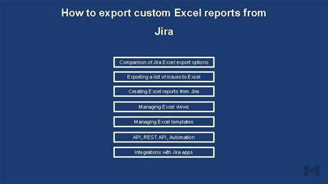How To Create Custom Excel Reports From Jira