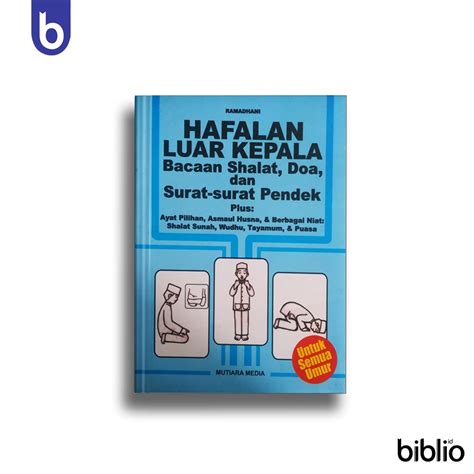 Jual Buku Hafalan Luar Kepala Bacaan Shalat Doa Dan Surat Surat
