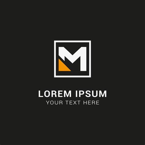 Premium Vector Vector Business Logo With The Initials M Premium Design