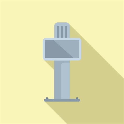 Xray Machine Monitor Icon Flat Vector Control Room 42522721 Vector Art At Vecteezy