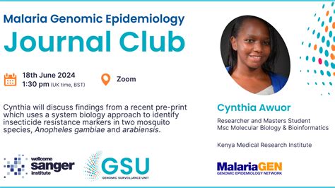 Malaria Genomic Epidemiology Journal Club A Systems Biology Approach